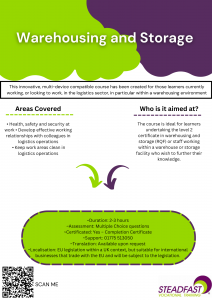 Courses Courses - Steadfast Training Courses